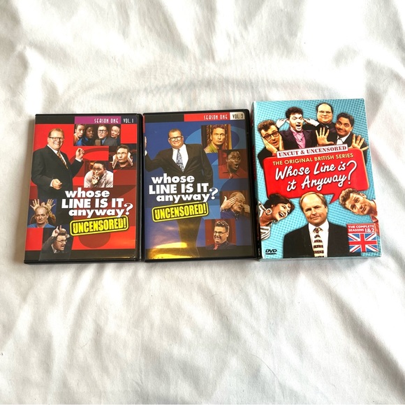 Media | Whose Line Is It Anyway Dvd Set Season 1 Us And Seasons 1 And 2 ...